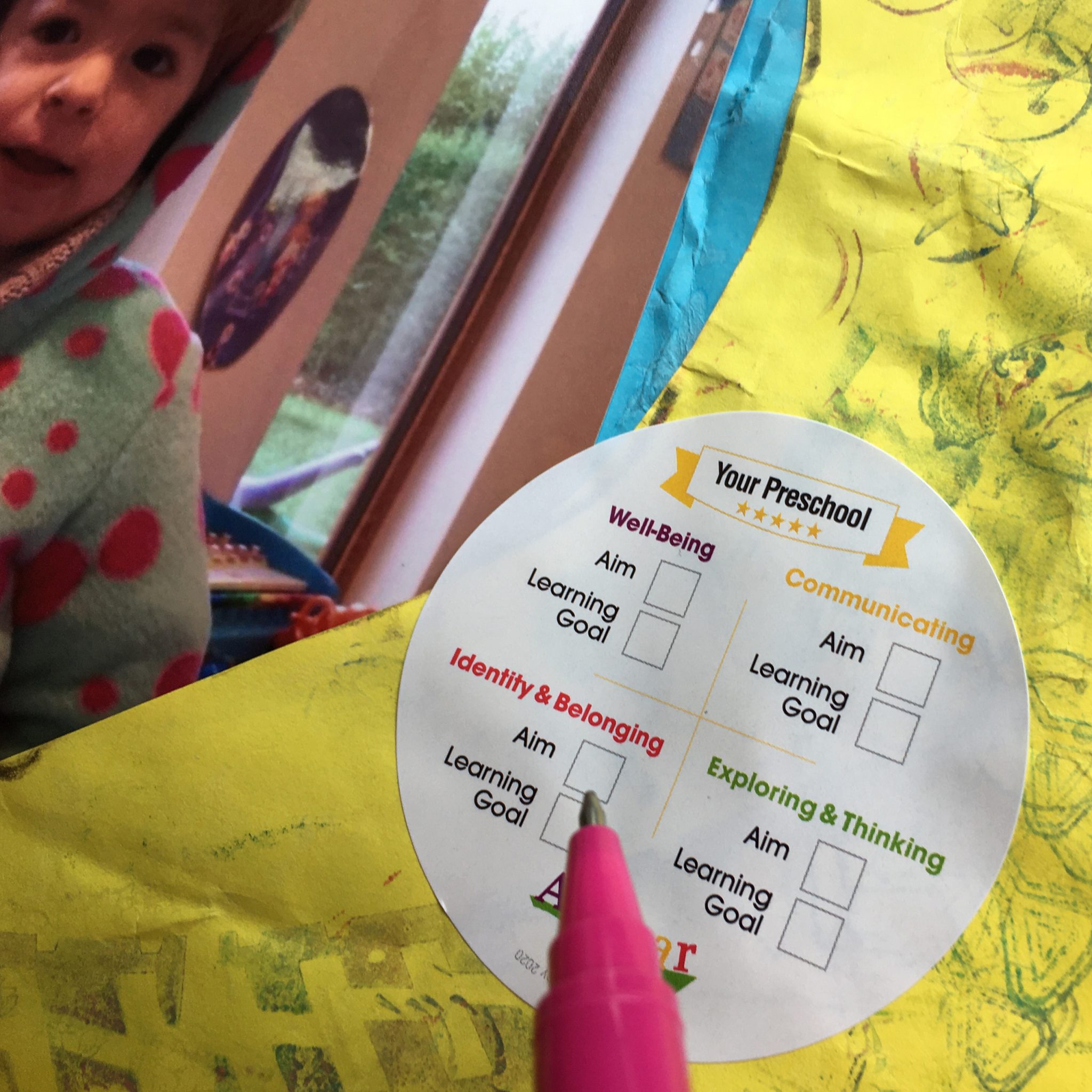 Personalised Aistear Stickers – 250 Sticker Pack